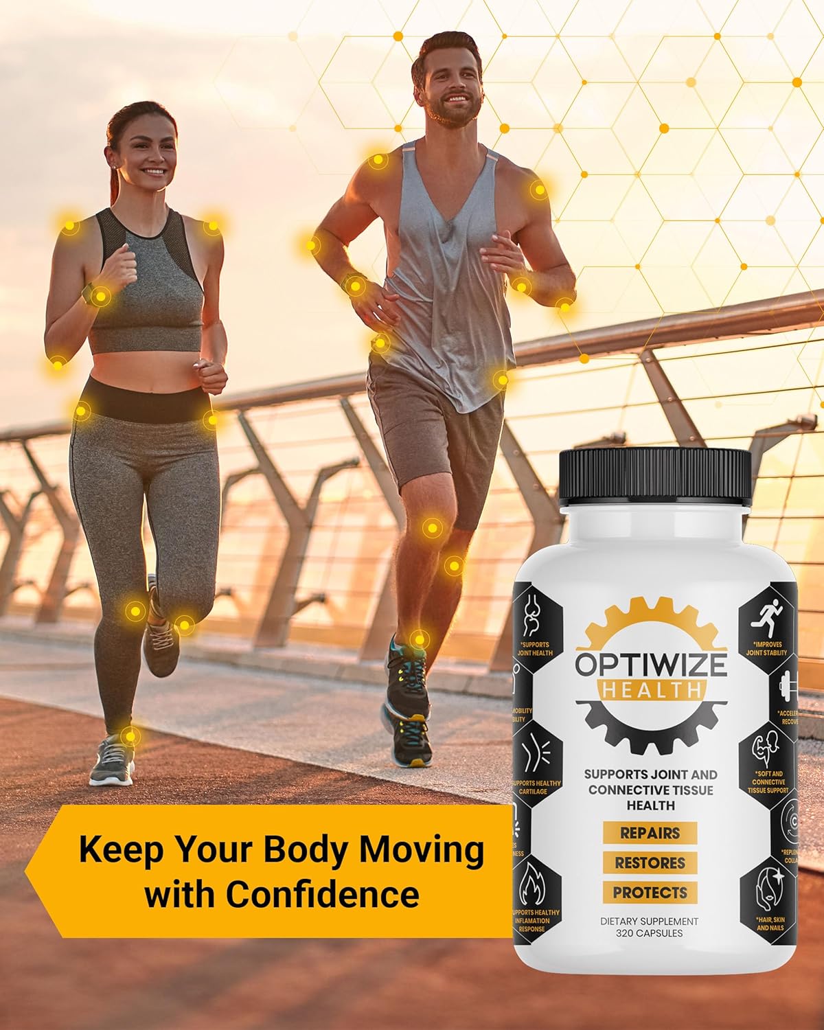 OptiWize Collagen +Plus Human Joint Health Supplement