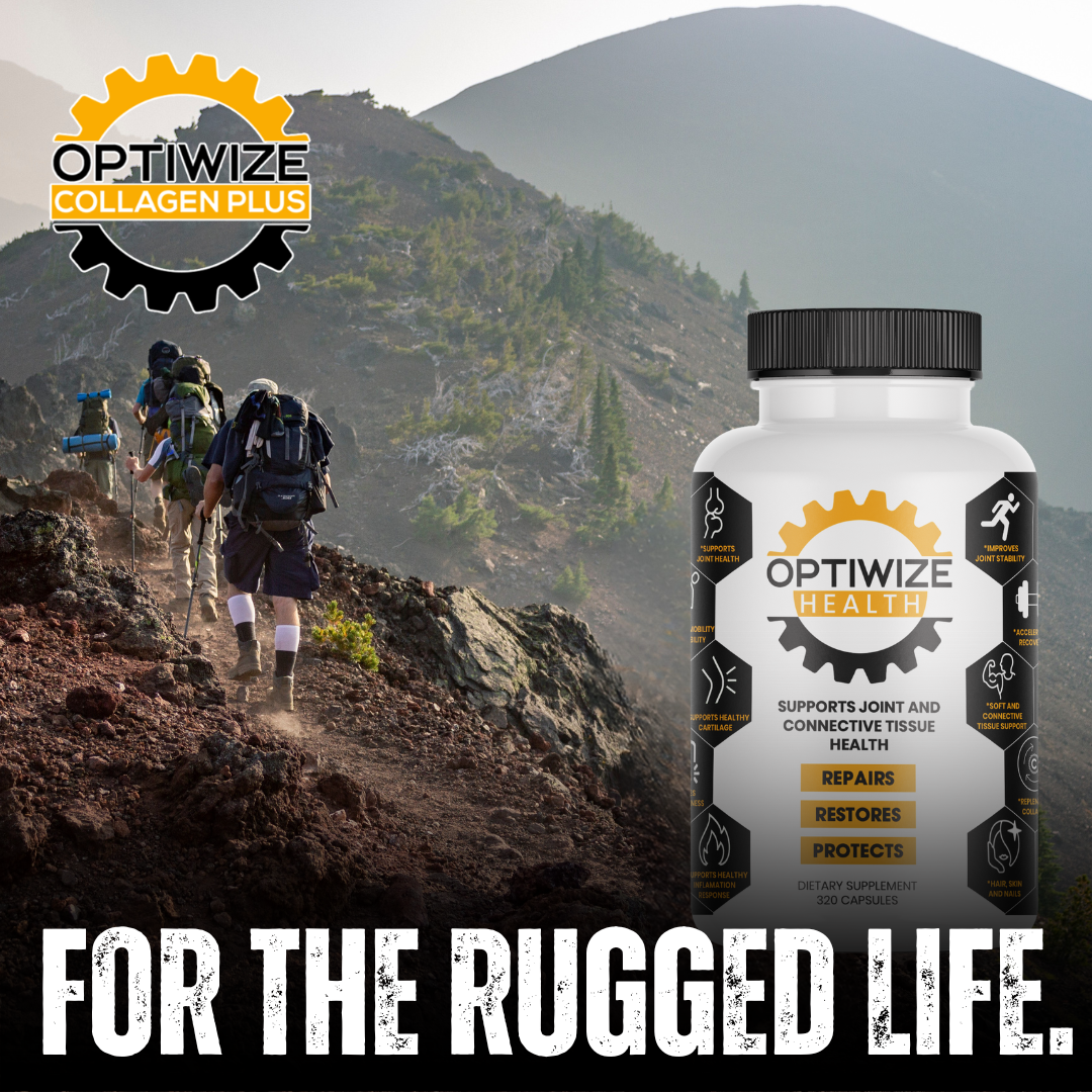 OptiWize 10-N-1 Collagen +Plus Human Supplement for Joint Health