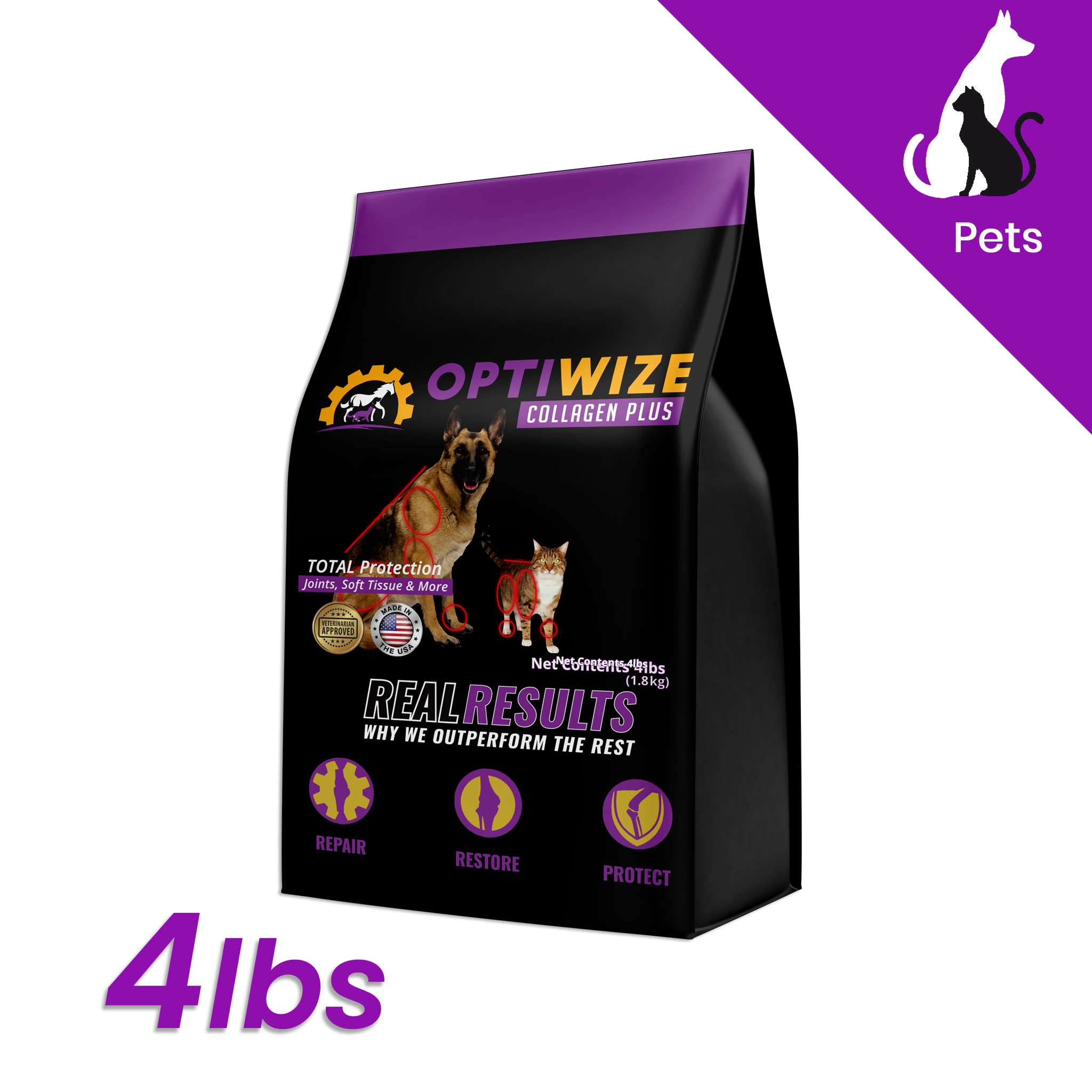 OptiWize Collagen +Plus Joint Supplement for Pets (Dog & Cat)