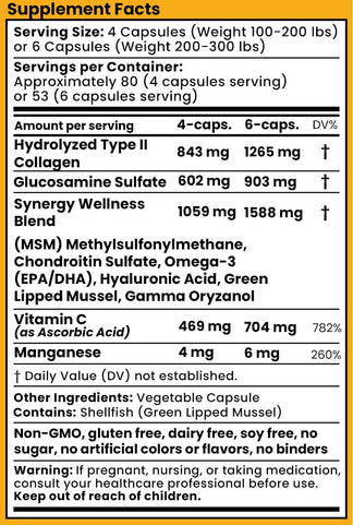 OptiWize 10-N-1 Collagen +Plus Human Supplement for Joint Health